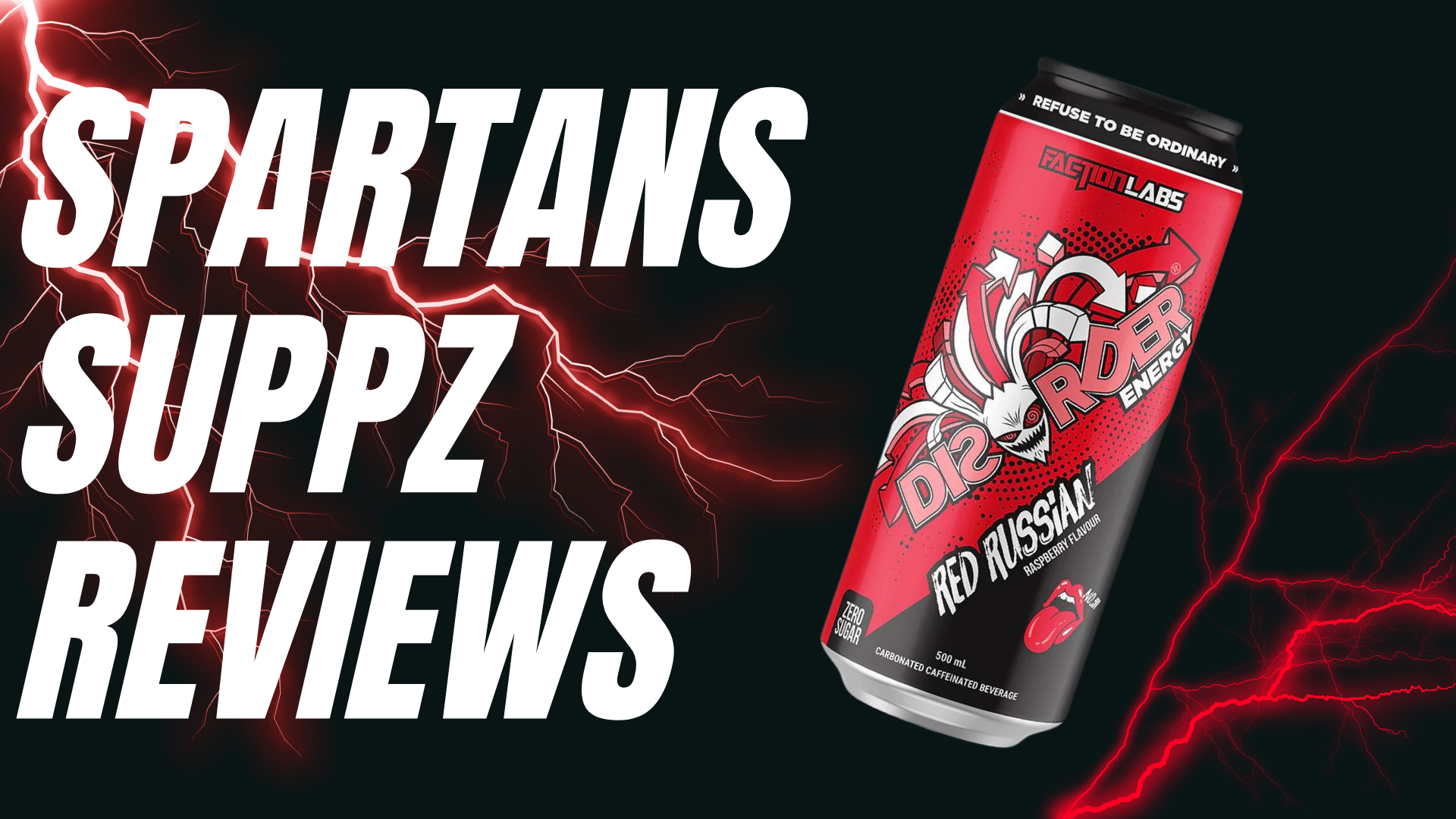 DISORDER Energy Drink by Faction Labs - Review – SpartanSuppz