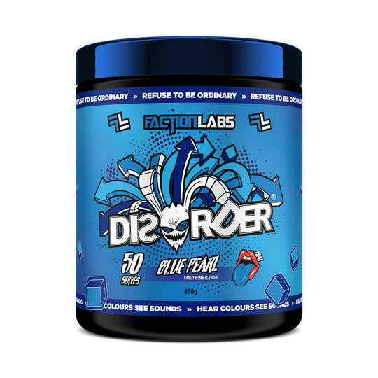 Disorder Pre Workout By Faction Labs - 500mg Caffeine – SpartanSuppz